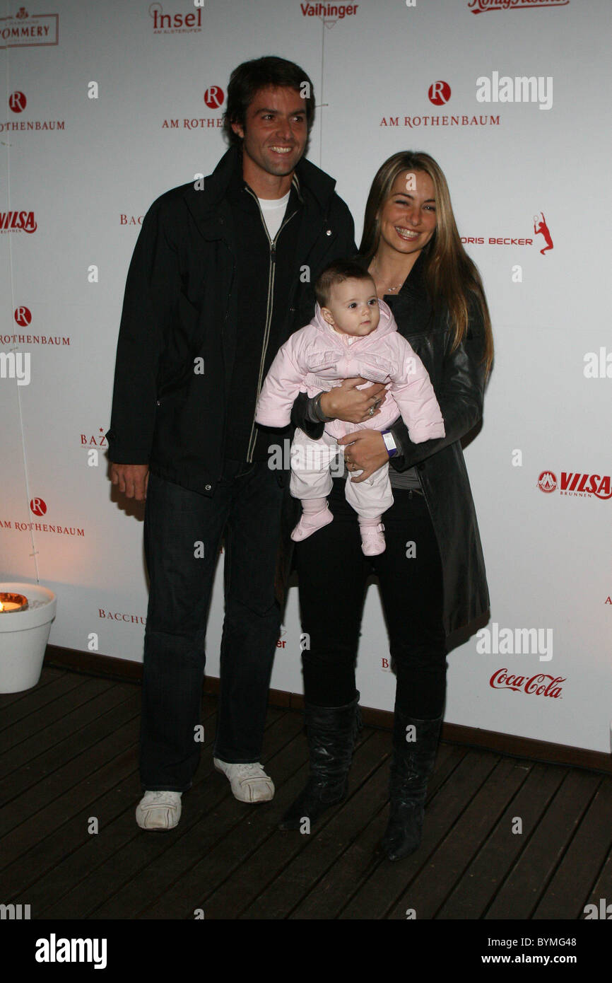 Agustin Calleri, his daughter Sarah and wife Cecilia DTP Players Night ...