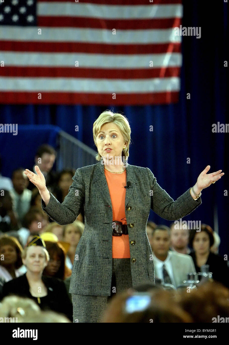 Senator Hillary Clinton holds a town hall meeting with Southern ...
