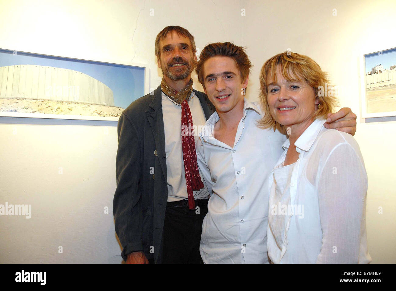 Jeremy Irons, Sam Irons, Sinead Cusack Sam Irons' photo exhibit held at the Monster Truck ...