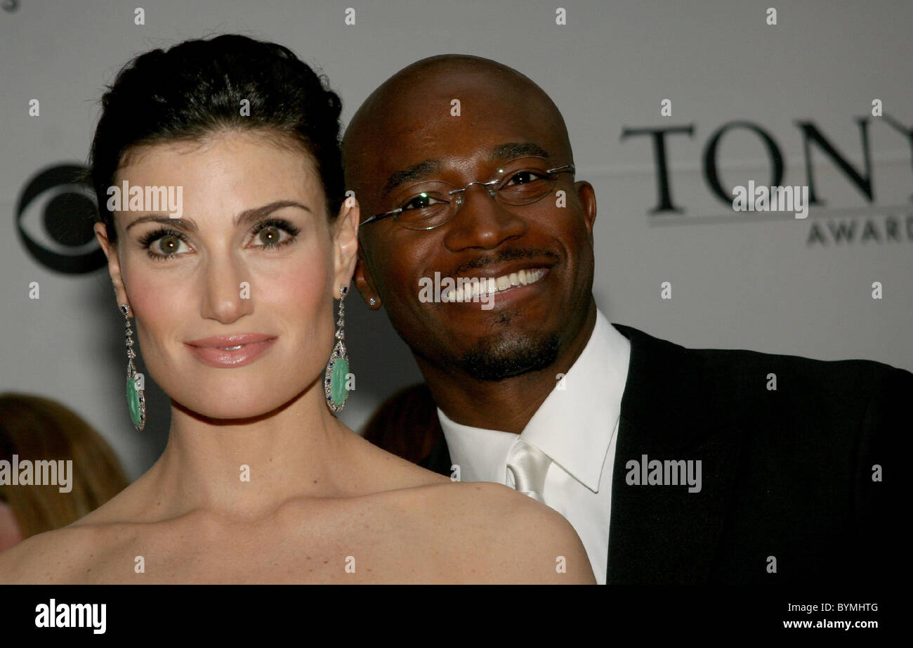 Idina Menzel and Taye Diggs 2007 Tony Awards held at Radio City Music ...