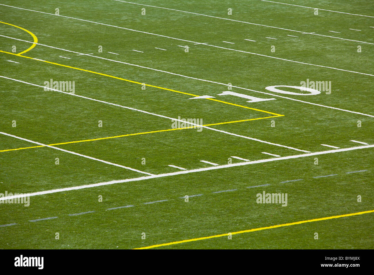 An Astro Turf Football Field Stock Photo - Alamy