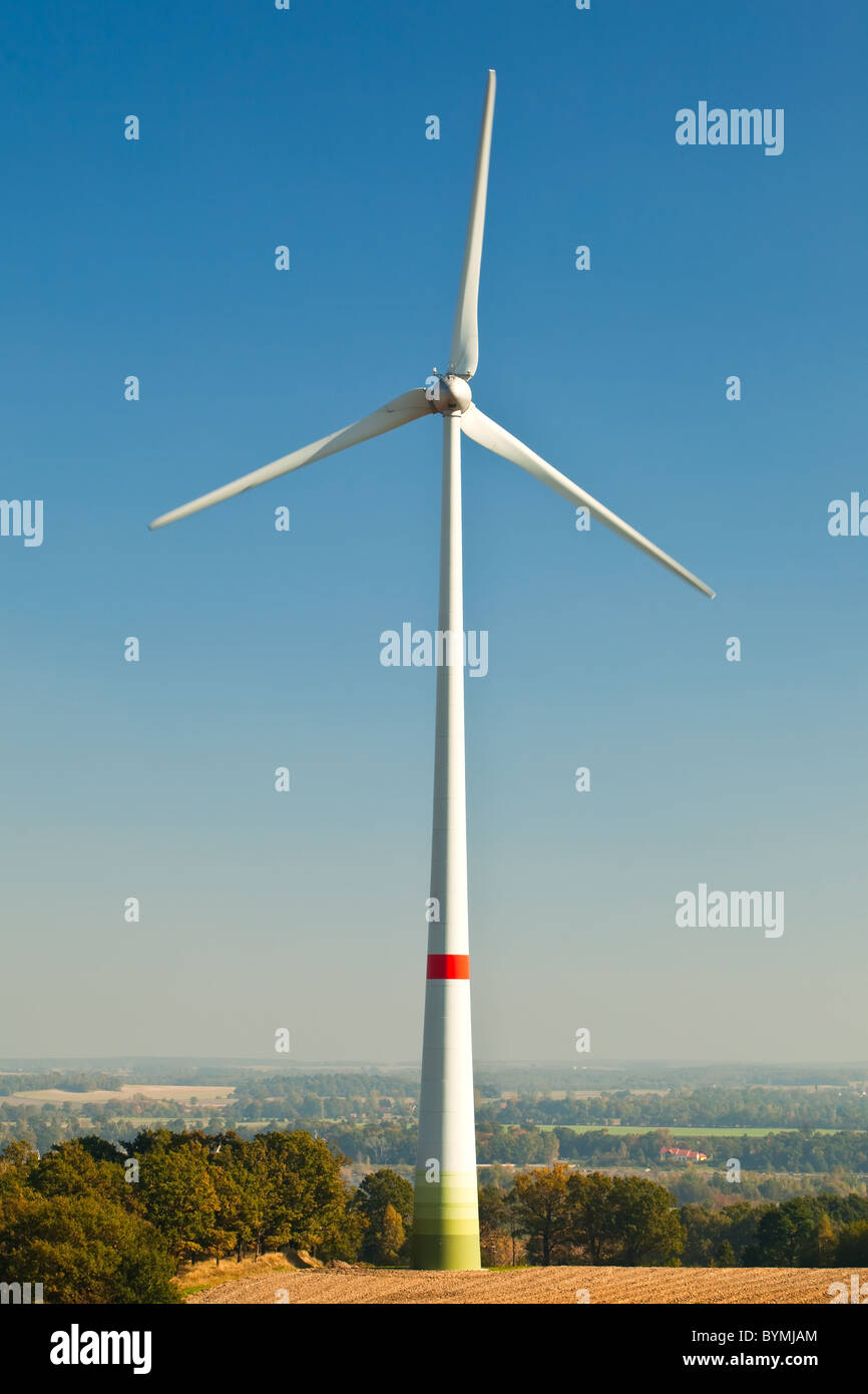 Wind Turbine - alternative and green energy source Stock Photo - Alamy