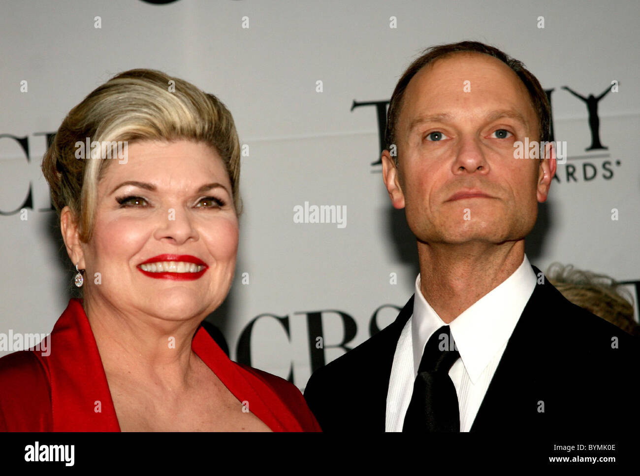 Debra Monk and David Hyde Pierce 2007 Tony Awards held at Radio City ...