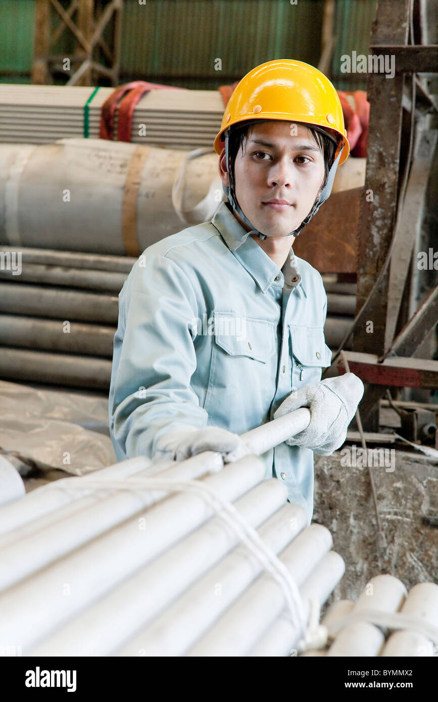 Warehouse Worker Working Stock Photo - Alamy