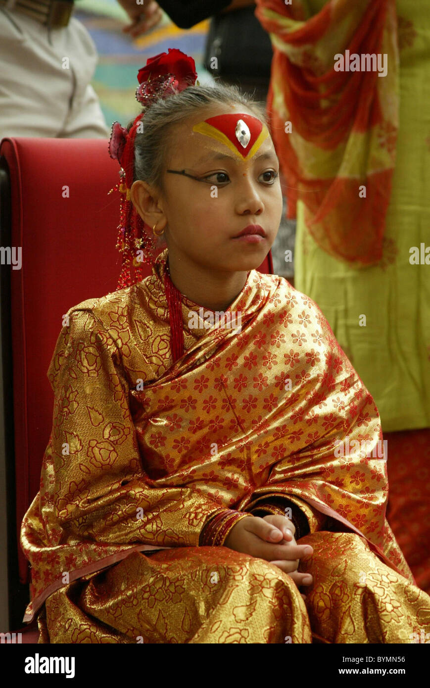 The Living Goddess is a documentary by British filmakers, Marc Hawker ...