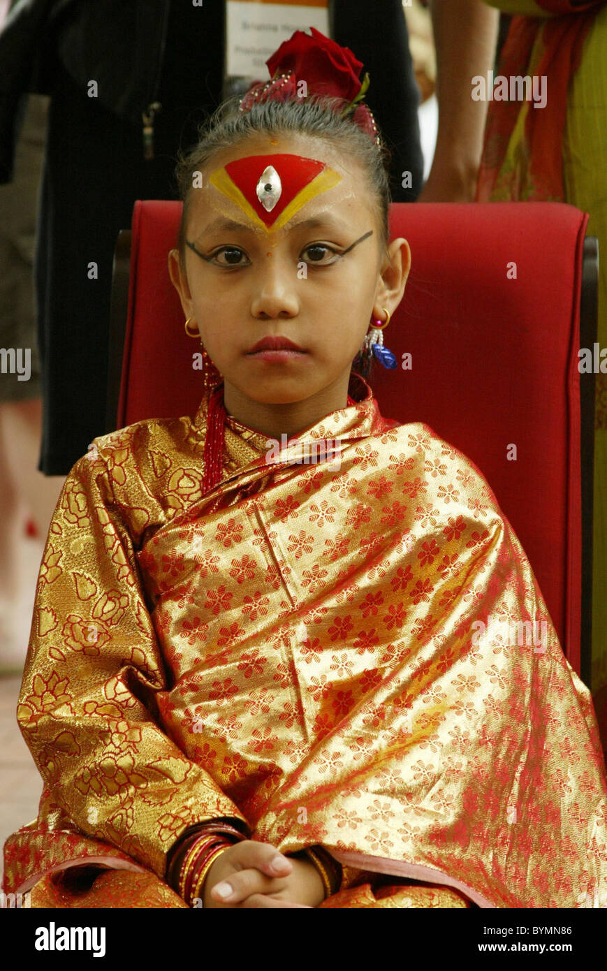 The Living Goddess is a documentary by British filmakers, Marc Hawker ...