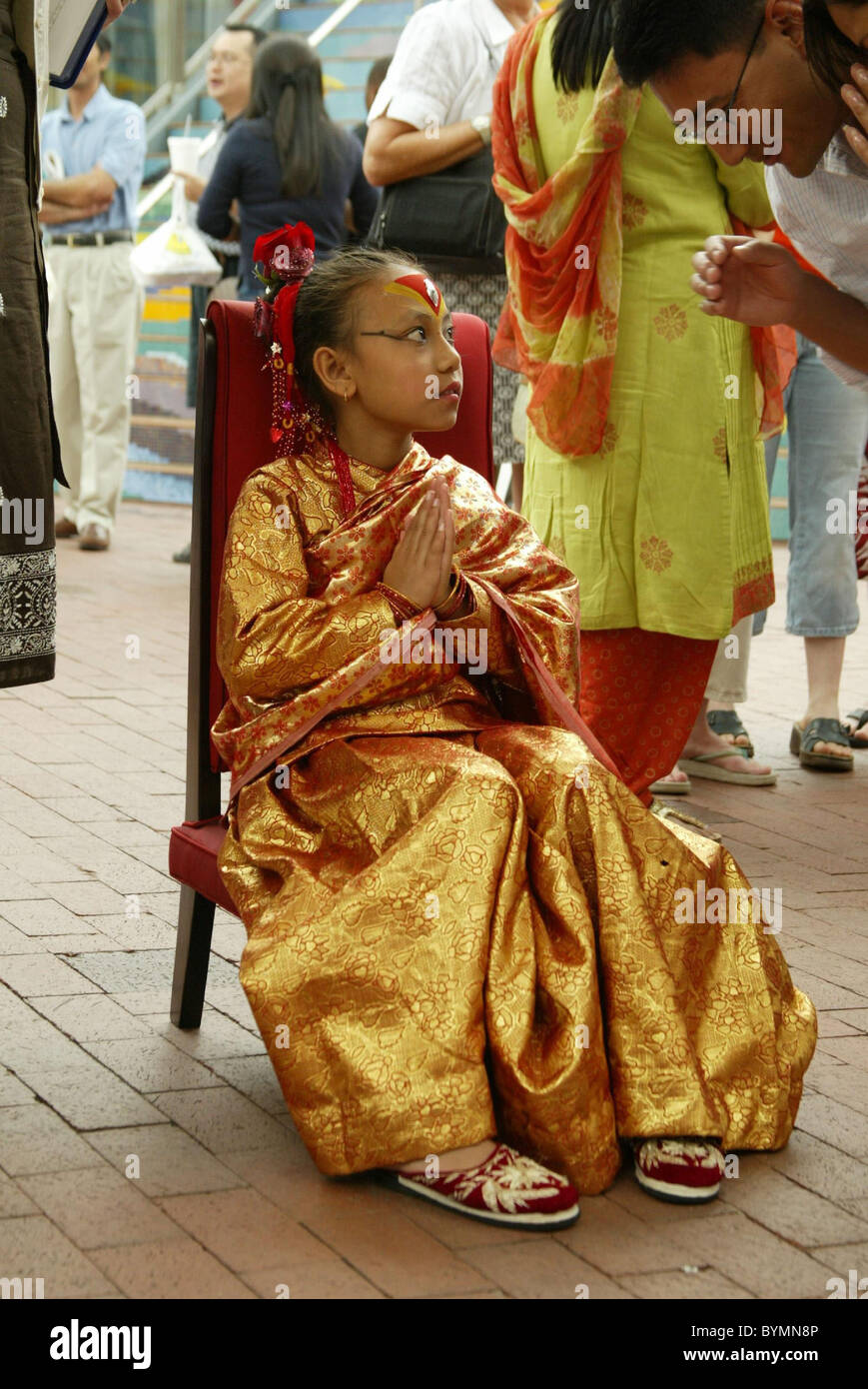 The Living Goddess is a documentary by British filmakers, Marc Hawker ...