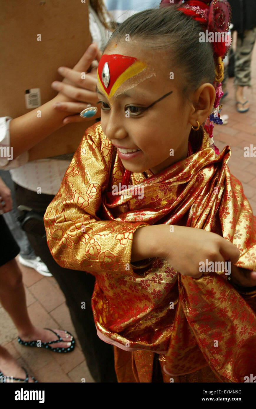 The Living Goddess is a documentary by British filmakers, Marc Hawker ...