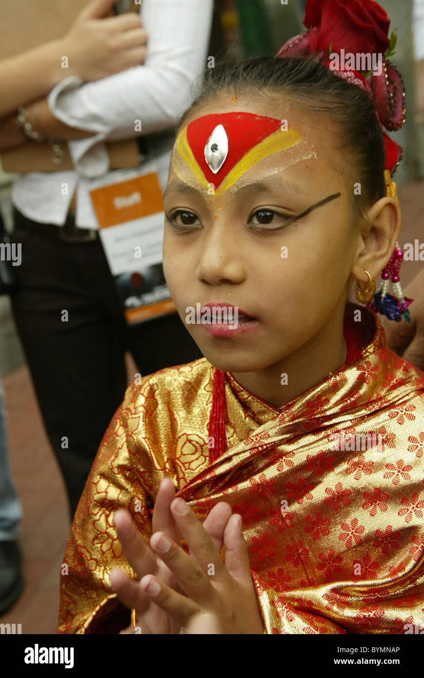 The Living Goddess is a documentary by British filmakers, Marc Hawker ...