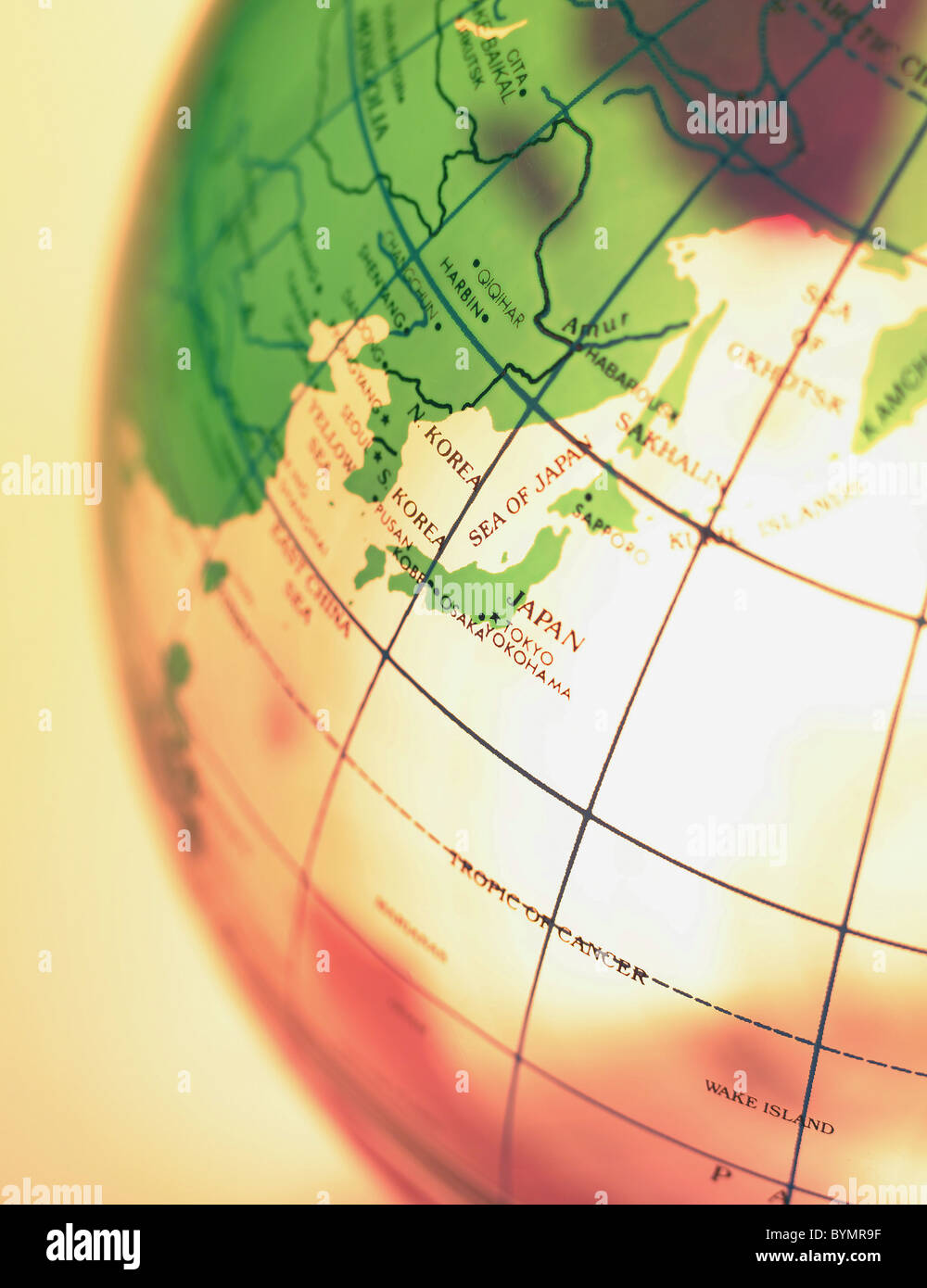 Japan world map hi-res stock photography and images - Alamy