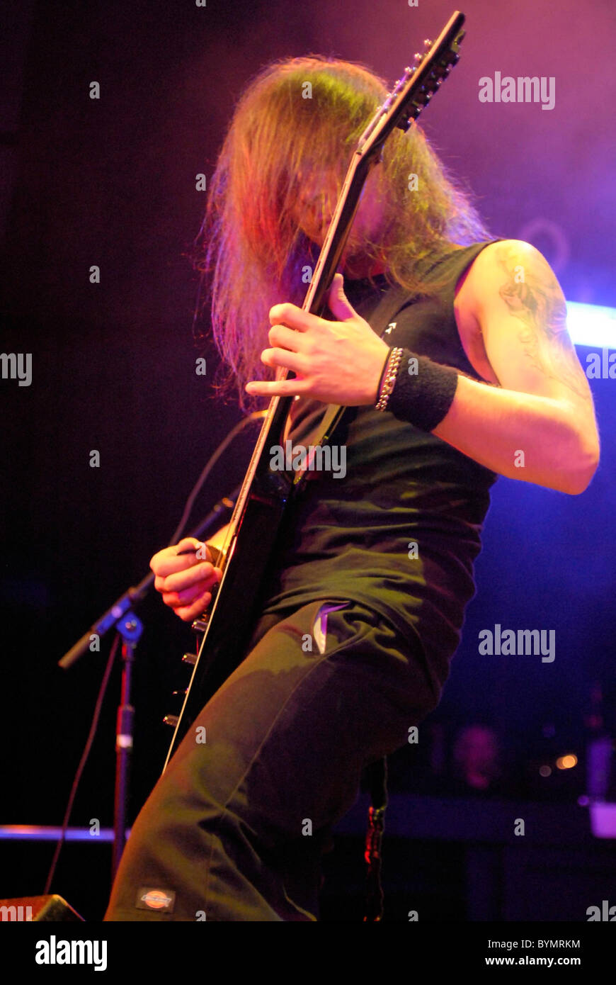 Padge from Bullet For My Valentine performing live at the Avalon ...