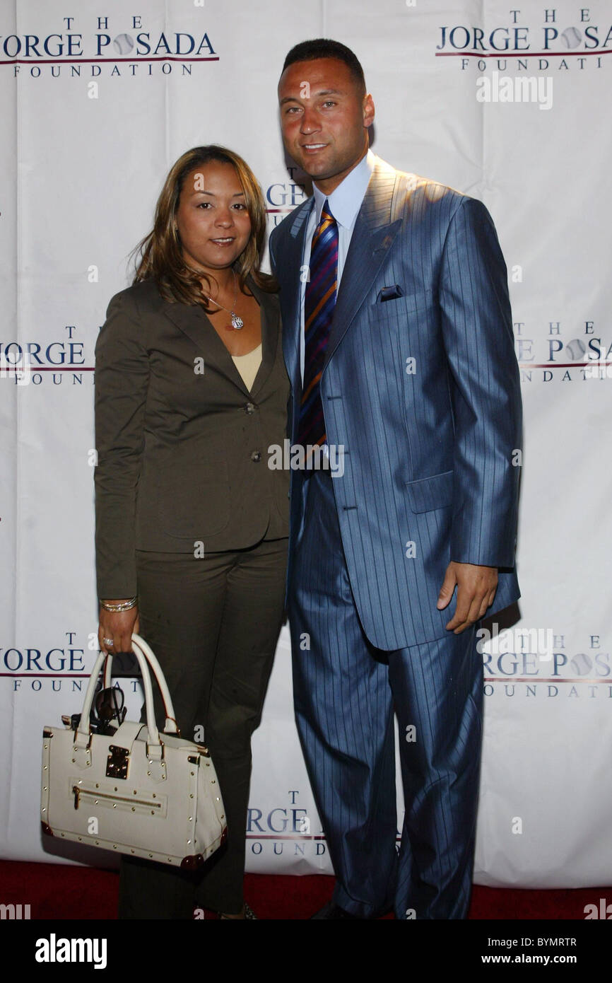 Derek Jeter and guest Heroes For Hope Gala benefiting the Jorge Posada ...