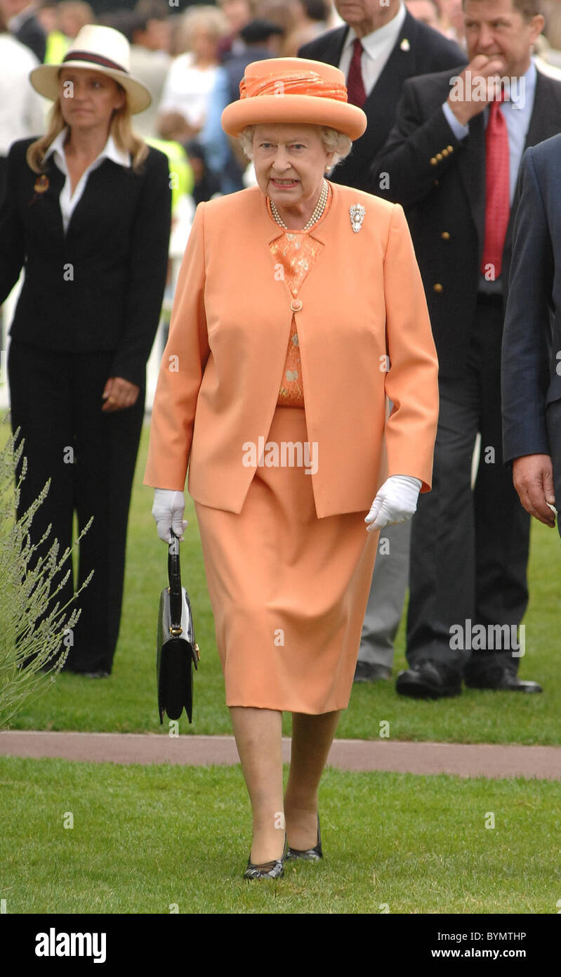 HM Queen Elizabeth II The Vivari Queen's Cup held at the Guards Polo ...