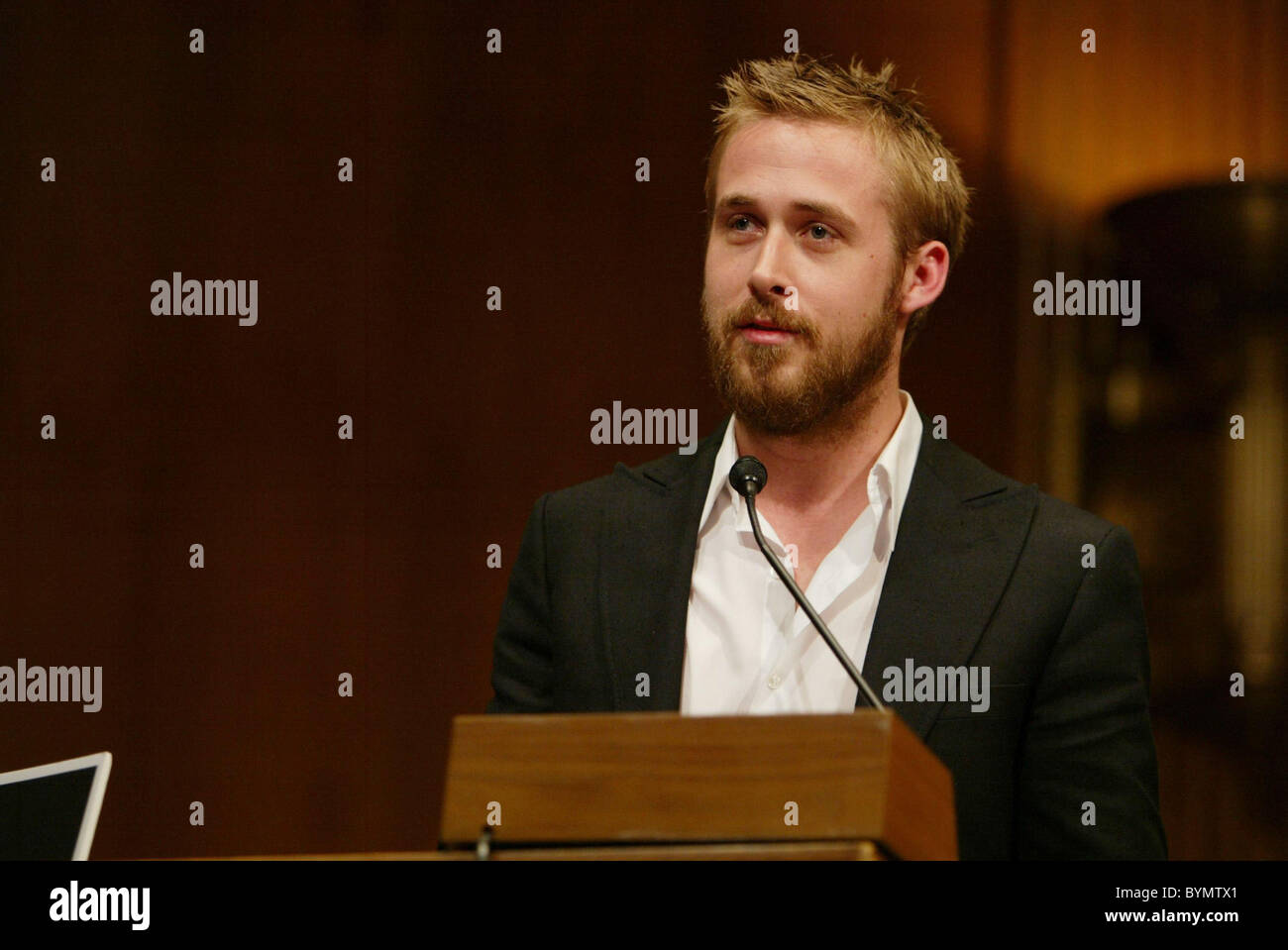 Ryan Gosling speaks at 'The Way Forward in Northern Uganda' held at The ...