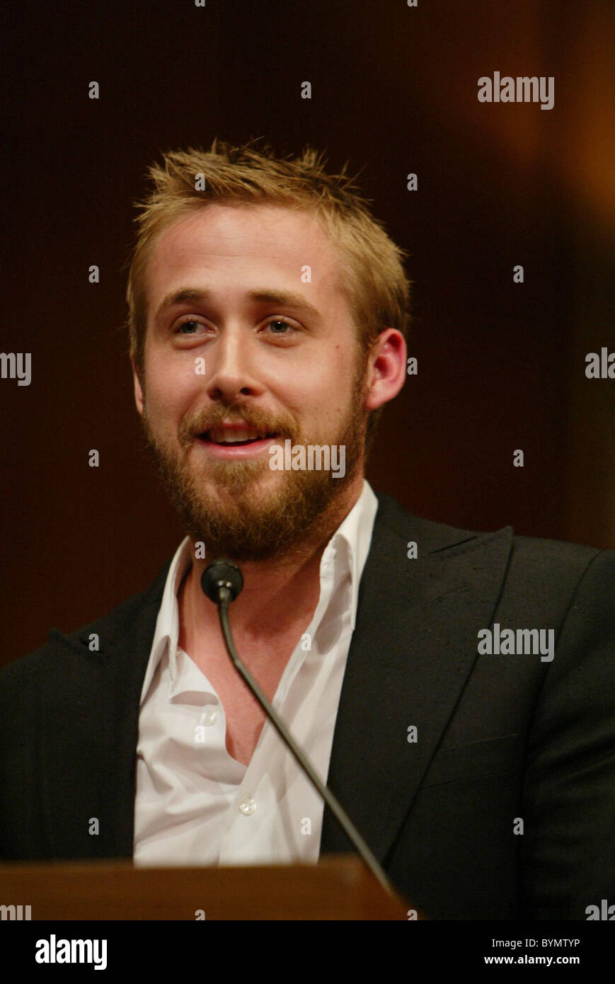 Ryan Gosling speaks at 'The Way Forward in Northern Uganda' held at The ...