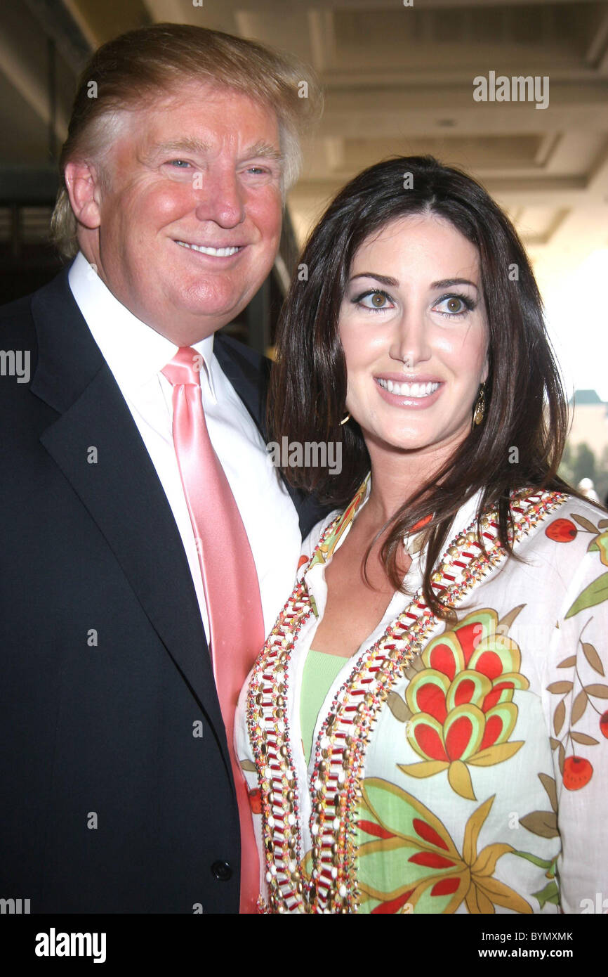 Donald Trump, Stefani Schaeffer Trump Towers Las Vegas Tower 1 Topping ...