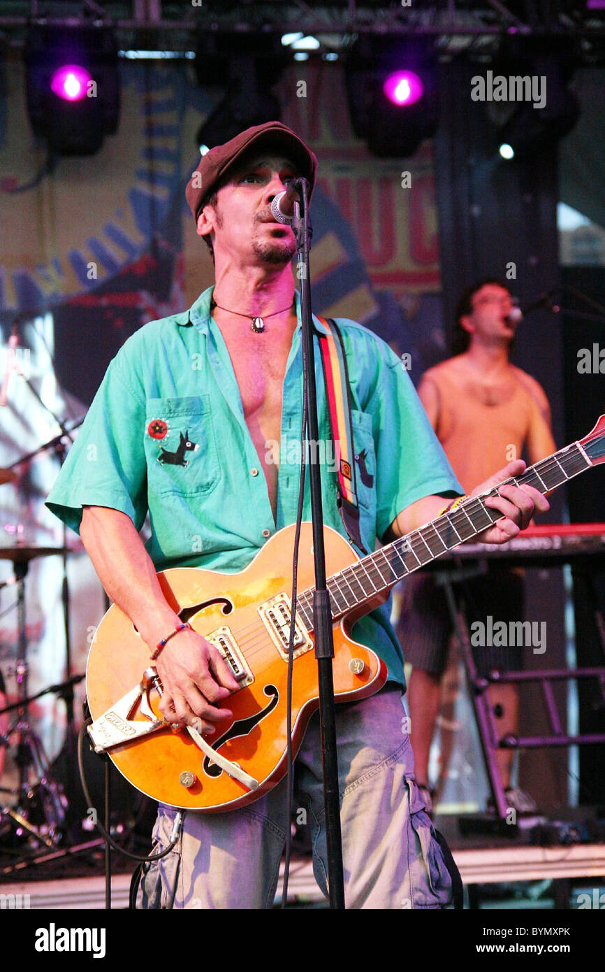 Manu Chao performing live at Stubb's Austin,Texas - 11.06.07 Stock ...