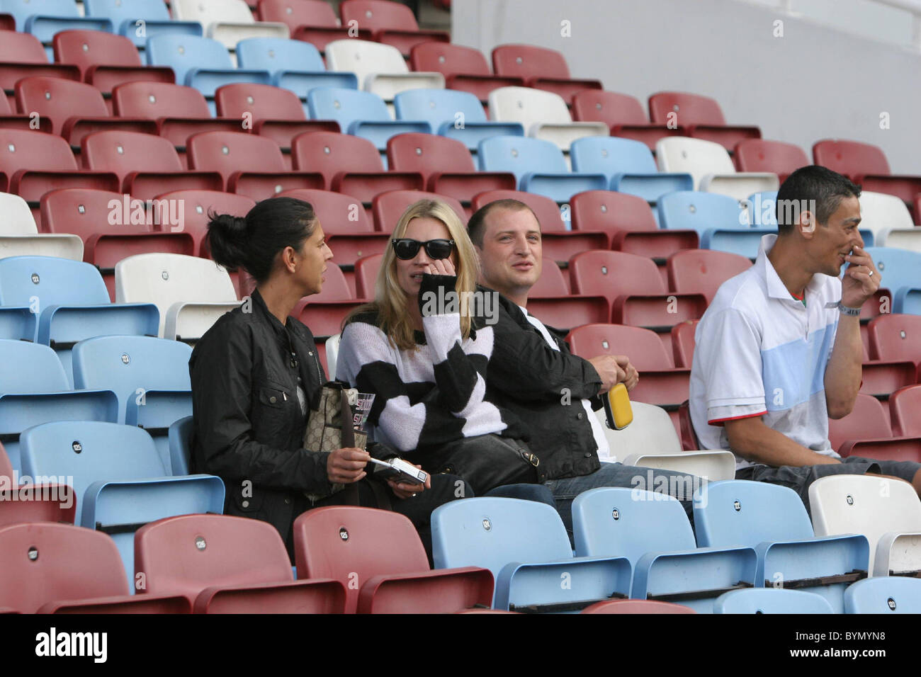 Kate Moss, brother Nick Moss and friends Music Industry Soccer Six held ...