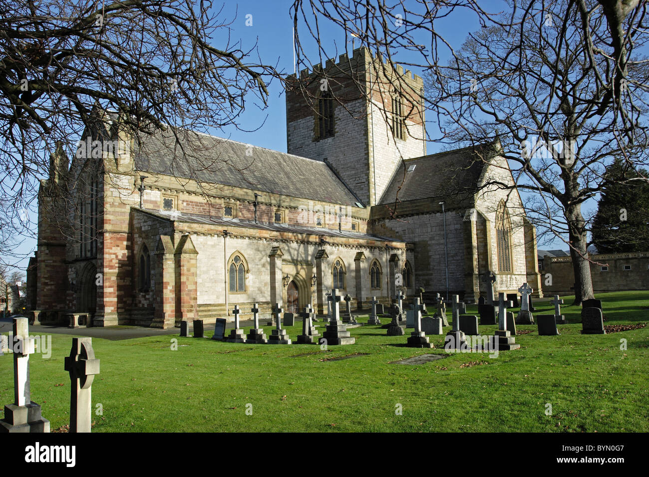 St Asaph cathedral, North Wales Stock Photo - Alamy