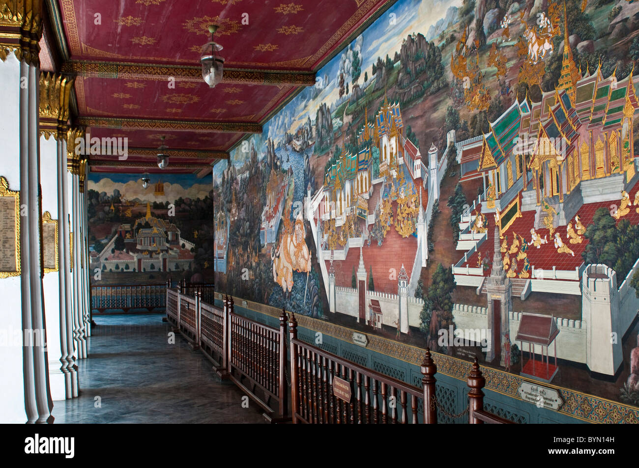 Thai ramayana paintings hi-res stock photography and images - Alamy