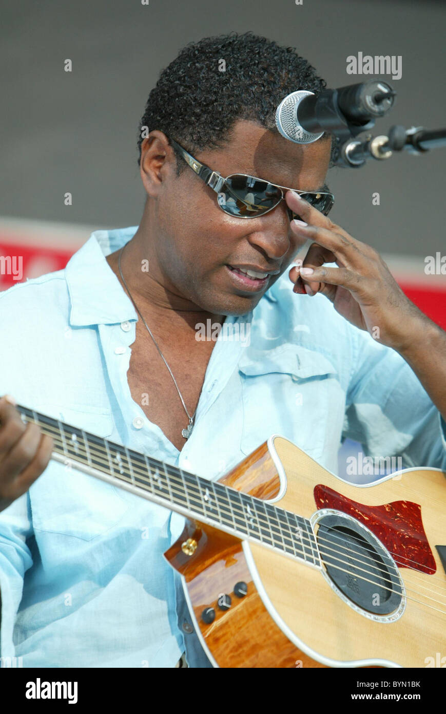 Kenneth Edmonds aka 'Babyface' performing at the launch of Club 44 ...