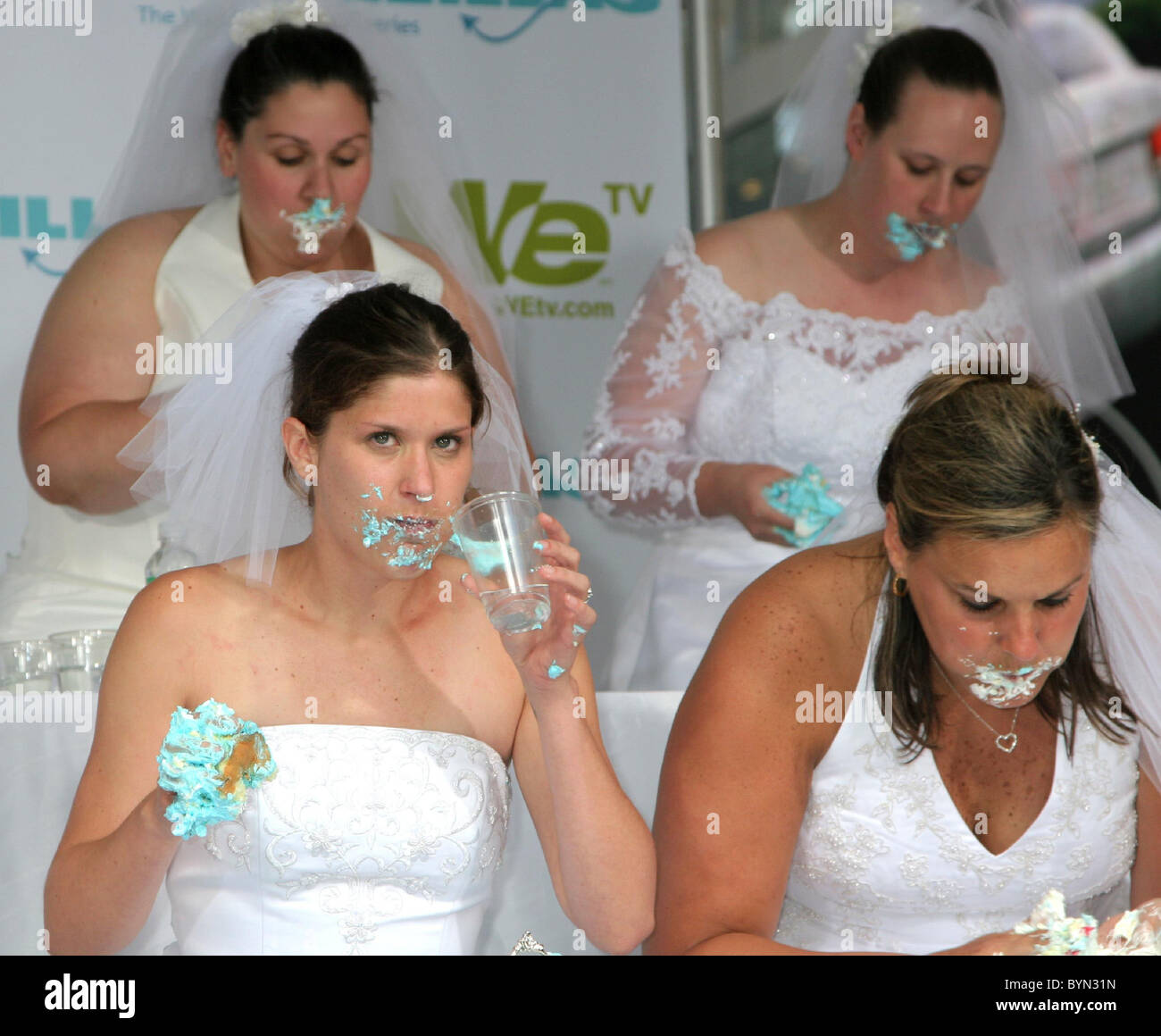 Contestants WE TV's 'Bridezillas' ring in new season with cake-eating ...