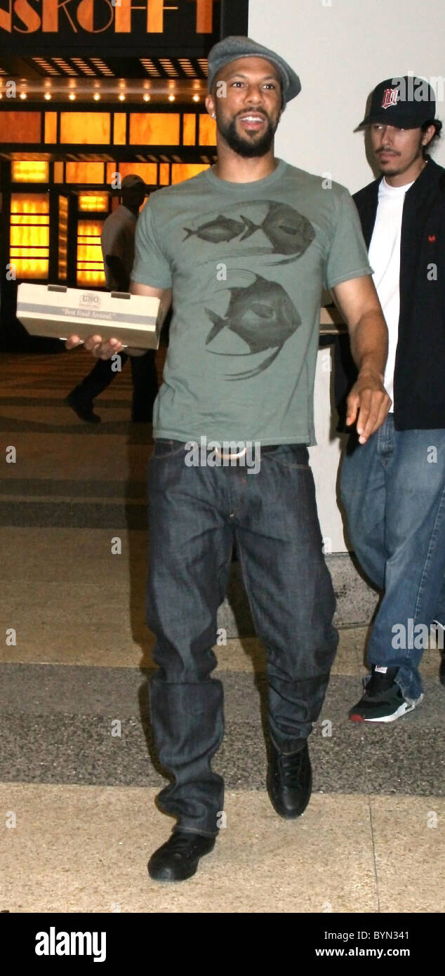 Common outside MTV TRL Studios in Times Square New York City, USA - 12. ...