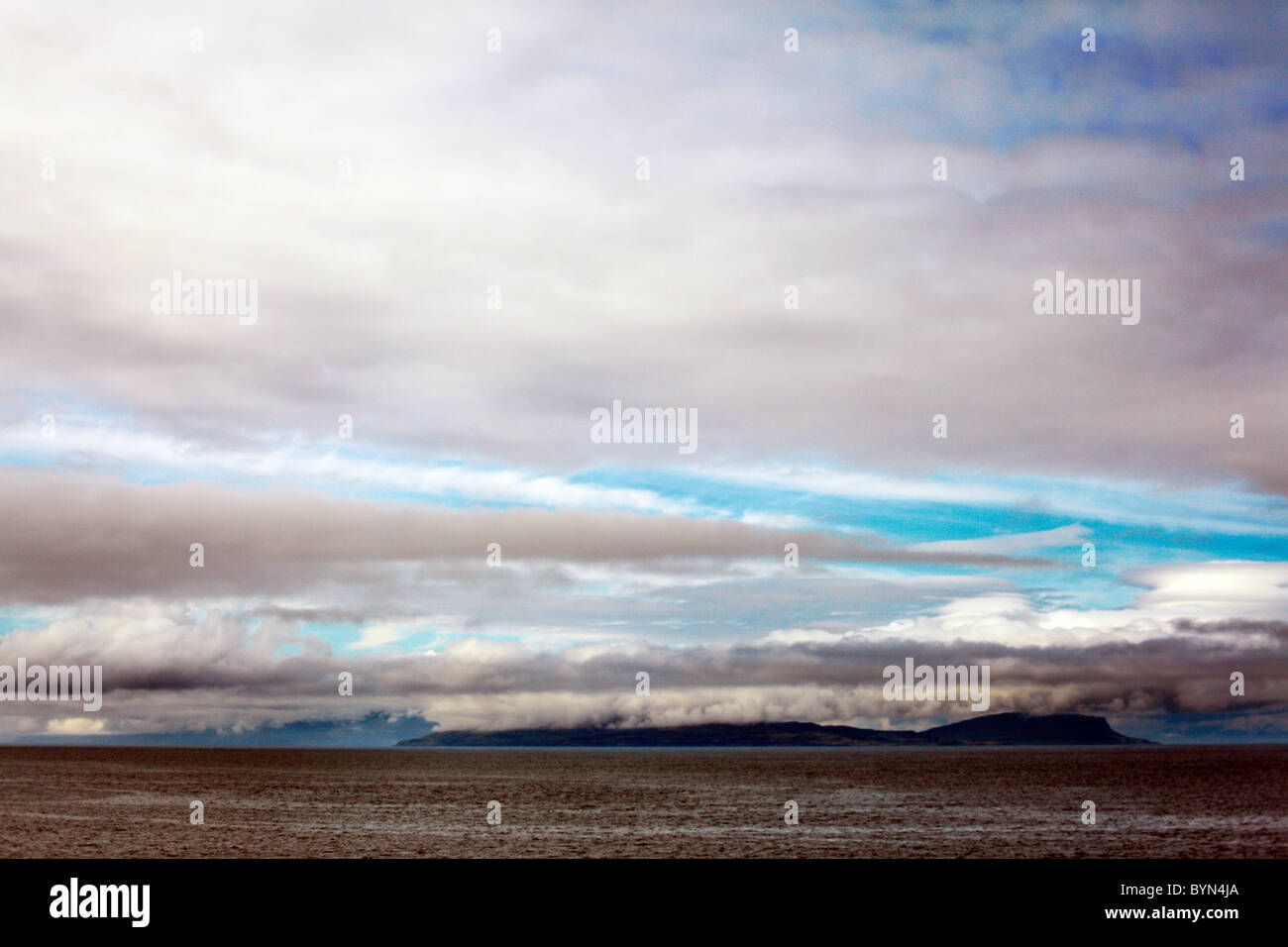 North towards Rum, Eigg and Muck from Fascadale Bay, Ardnamurchan ...