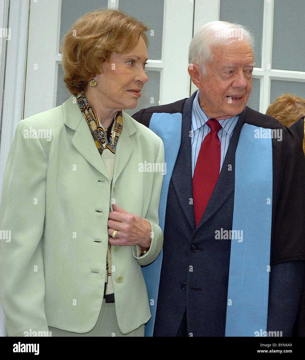 Jimmy Carter and his wife Rosalynn Carter Former President of the ...