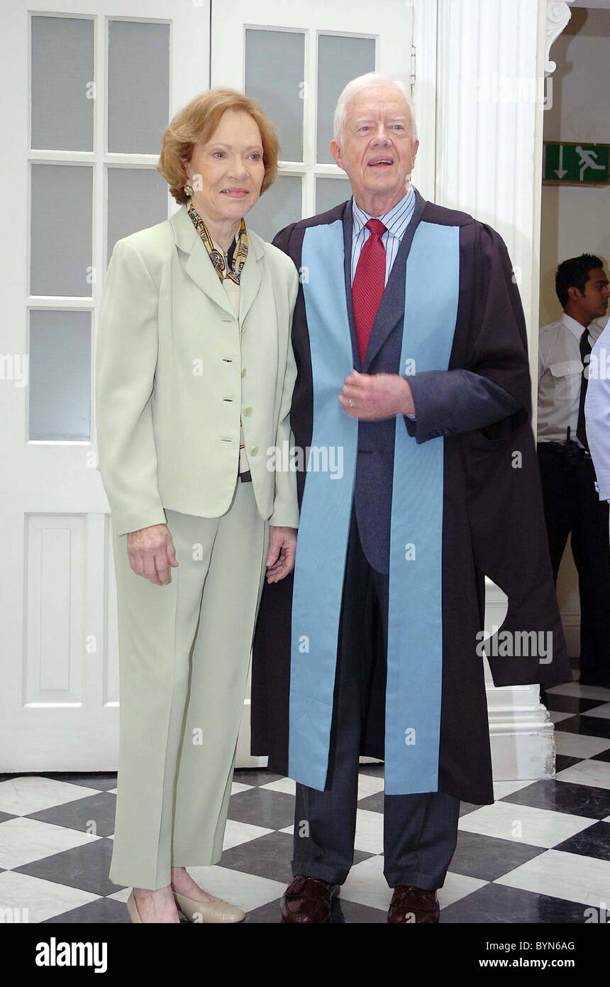 Jimmy Carter and his wife Rosalynn Carter Former President of the ...