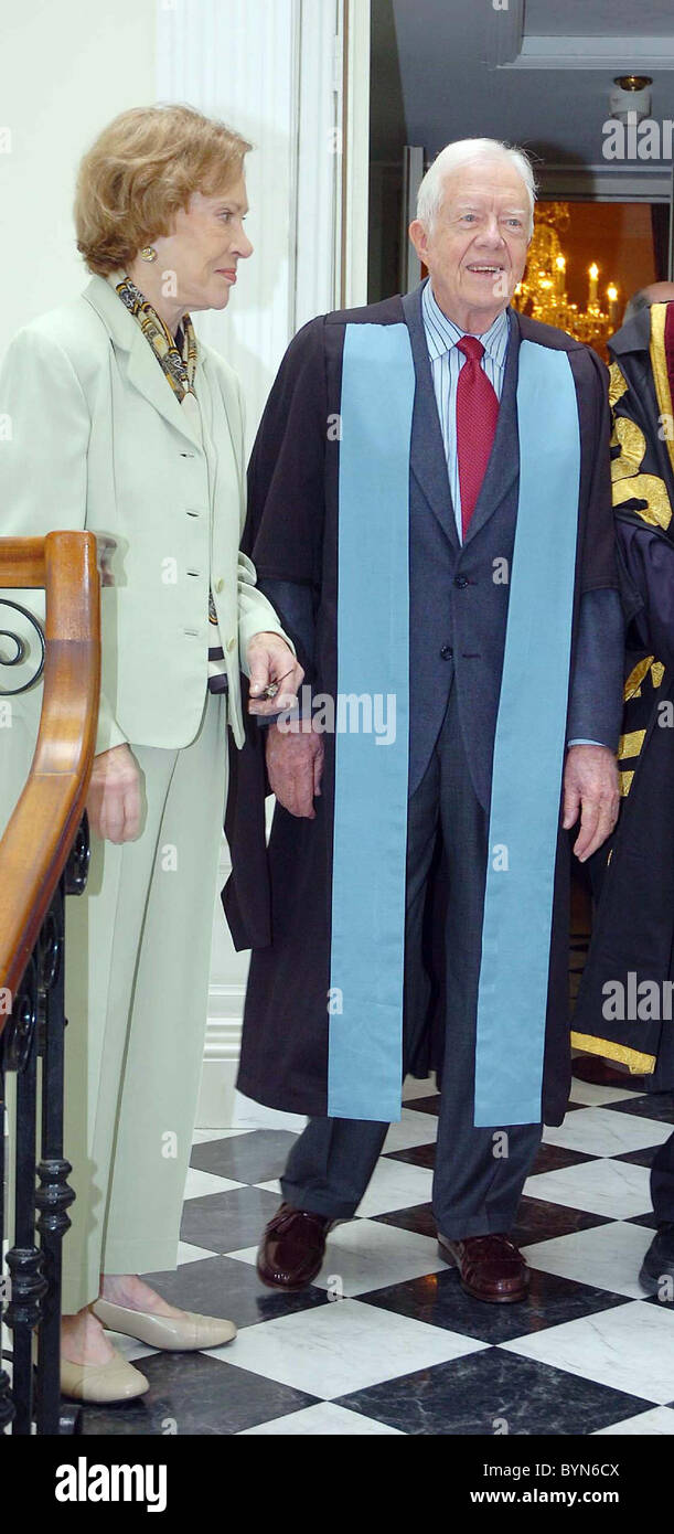 Jimmy Carter and his wife Rosalynn Carter Former President of the ...
