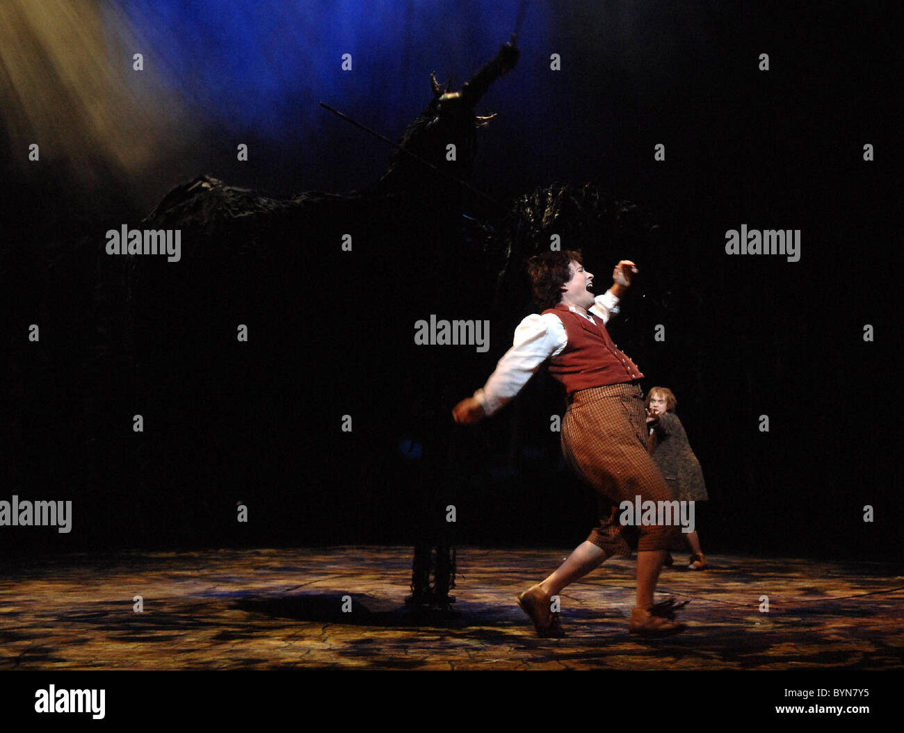 David grant as the Black Rider James Loye as Frodo Lord of the Rings ...