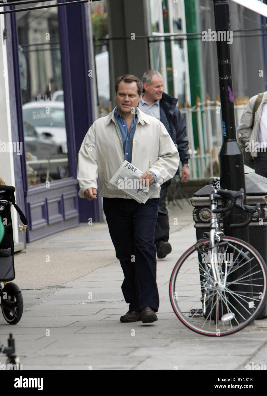 Jack Dee Filming a new show for BBC TV London, England - 07.06.07 Stock ...
