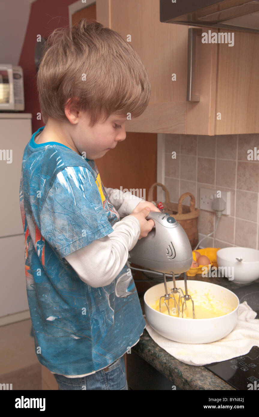 Children Mixing Food