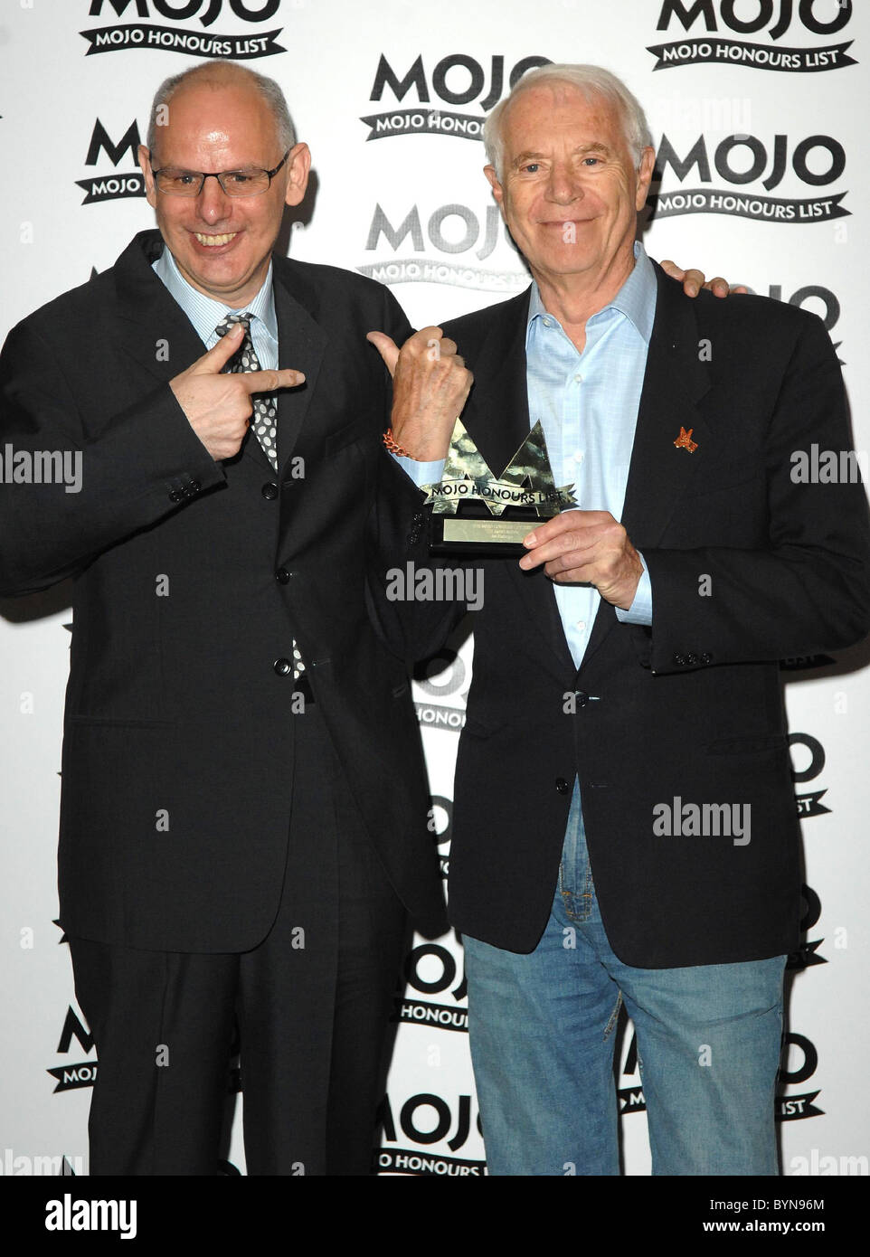 Geoff Travis and Jac Holzman Mojo Honours List - Press Room London ...