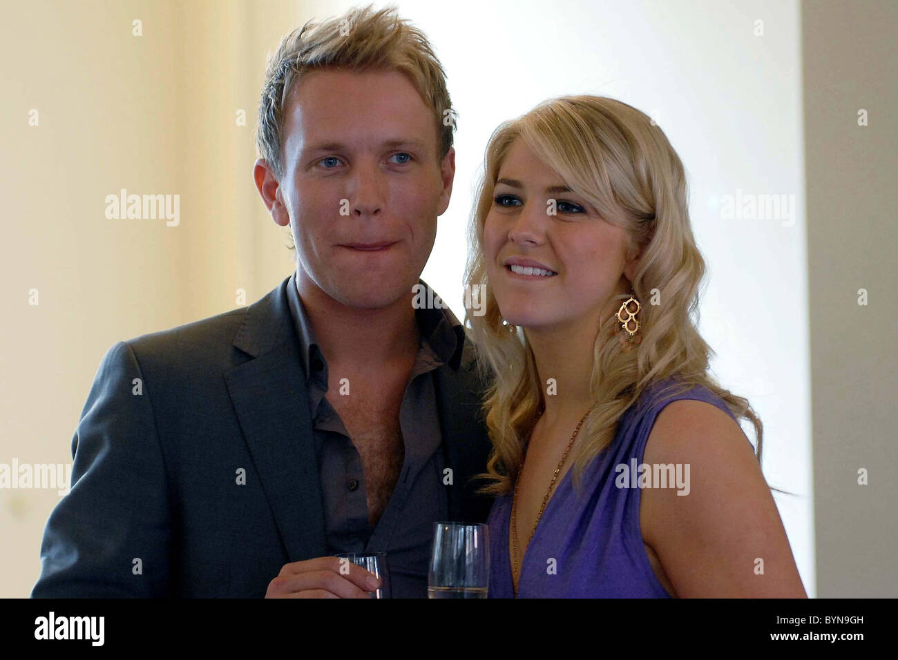 Susan McFadden, winner of ITV's 'Grease Is The Word' and boyfriend Adam ...