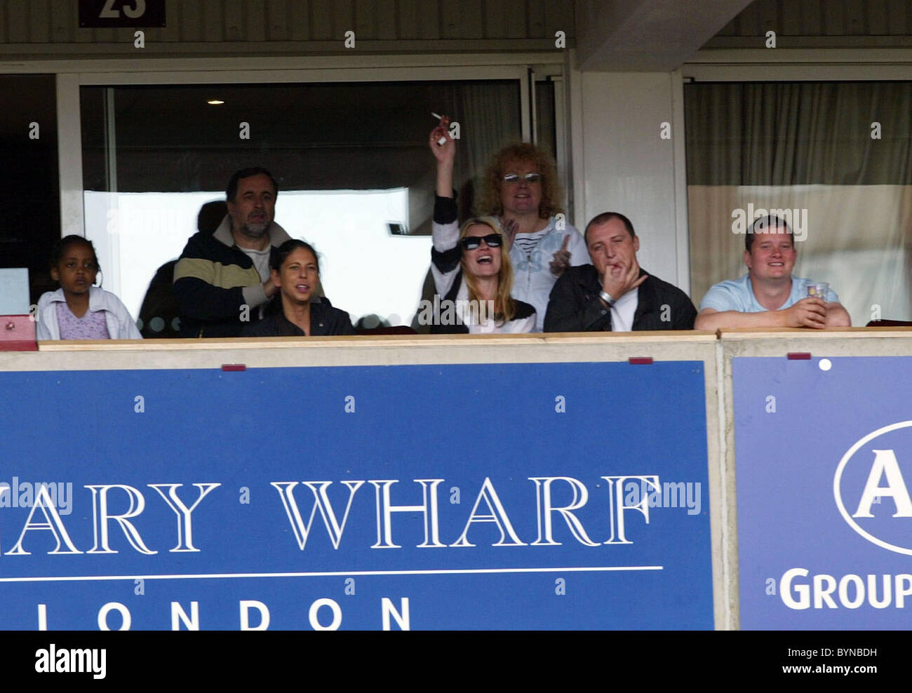 Kate Moss, brother Nick Moss and friends Music Industry Soccer Six held ...