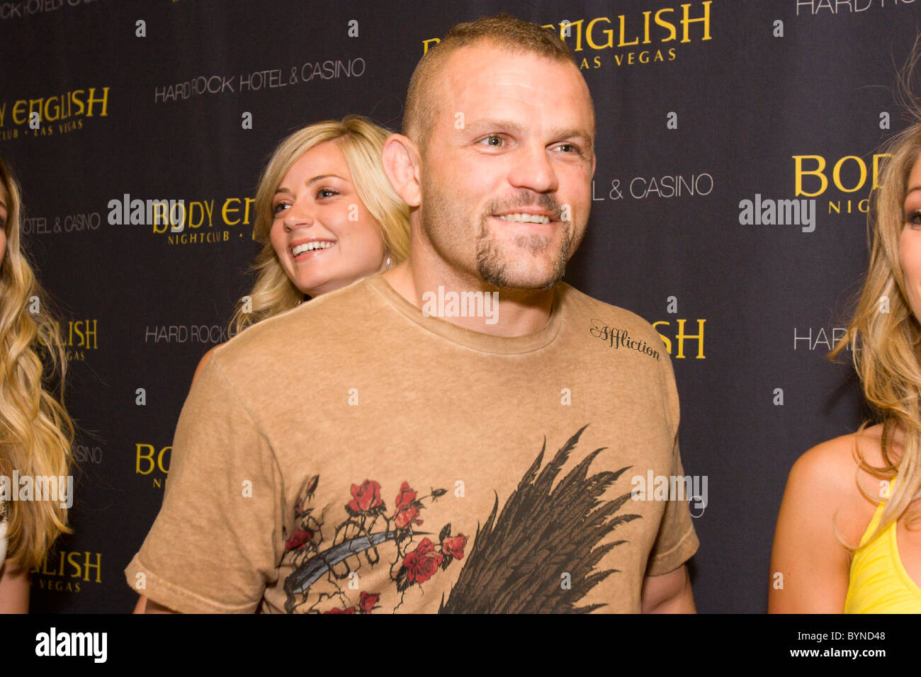 Chuck Liddell at Dave Navarro's 40th Birthday party at Body English ...