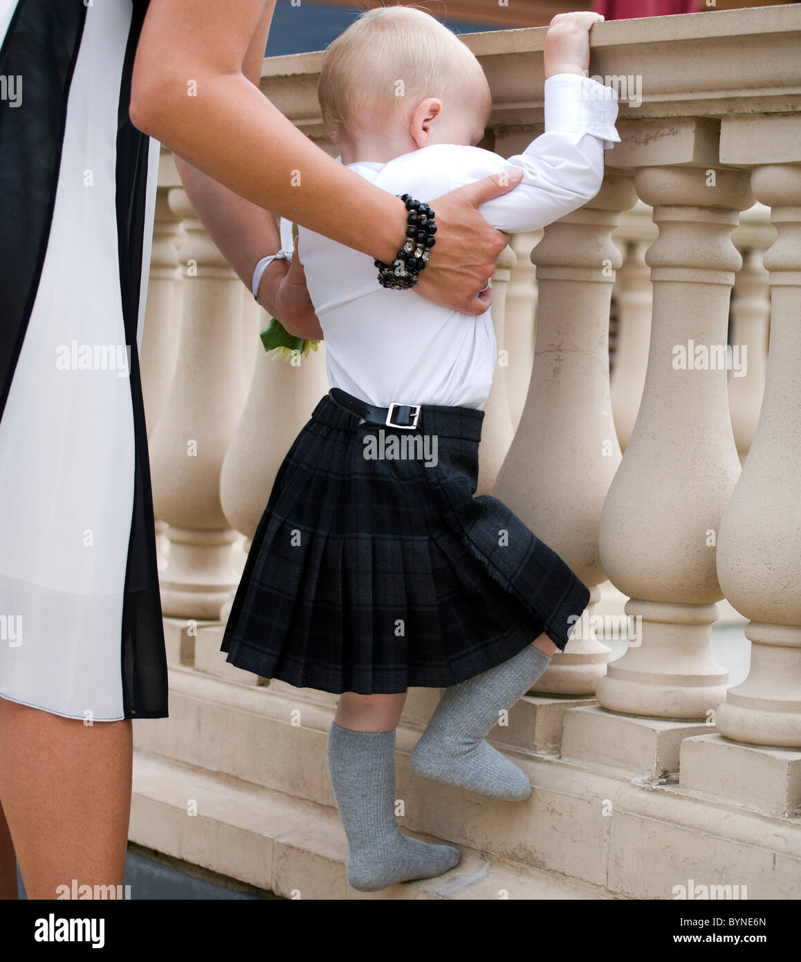 SCOTTISH MOTHER AND SON Stock Photo - Alamy