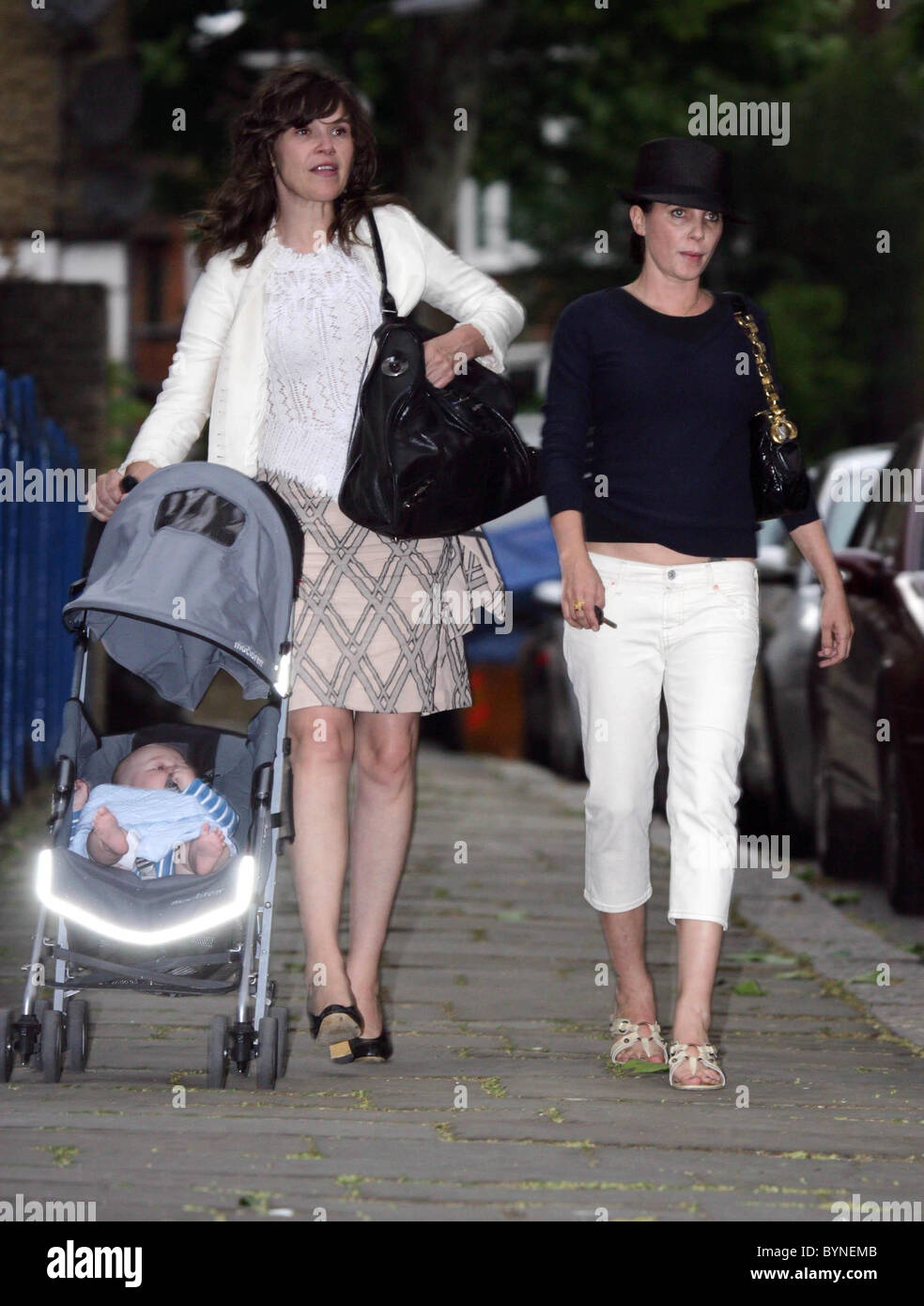 Sadie Frost leaving her home with friends and family on her 40th ...