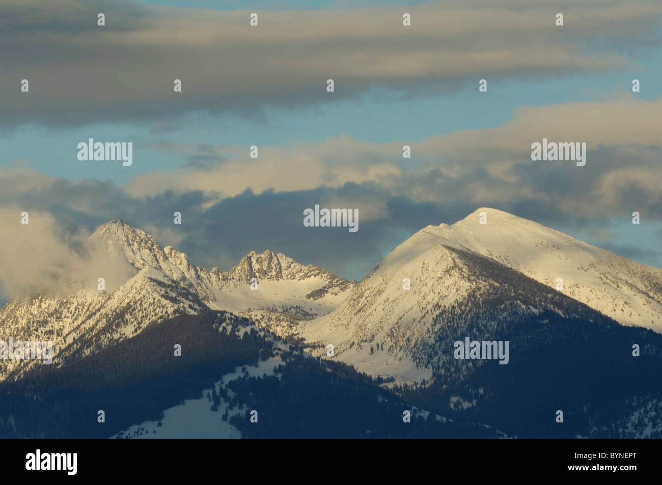 Sunset, Bitterroot Mountains, Salmon, Idaho Stock Photo - Alamy