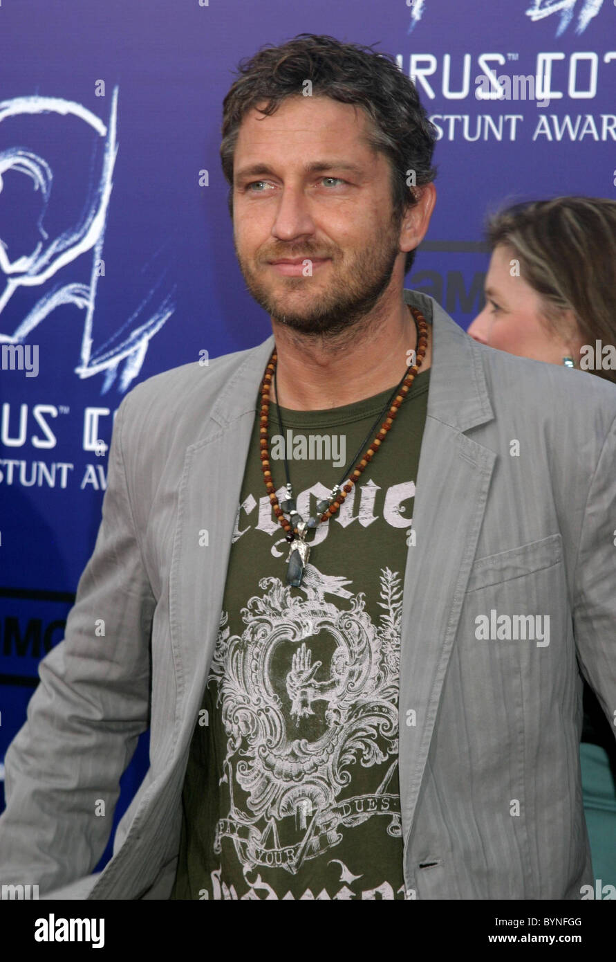 Gerard Butler 2007 Taurus World Stunt Awards held at Paramount Pictures ...