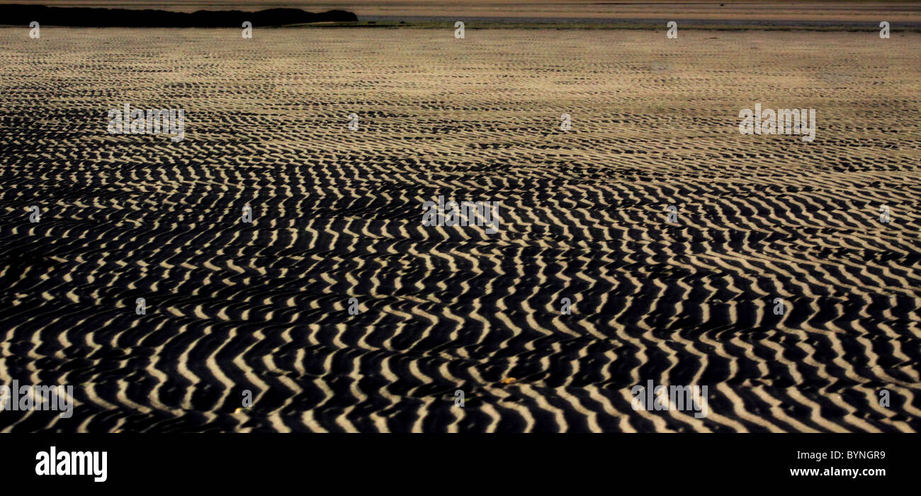 Ripples in the sand Stock Photo - Alamy
