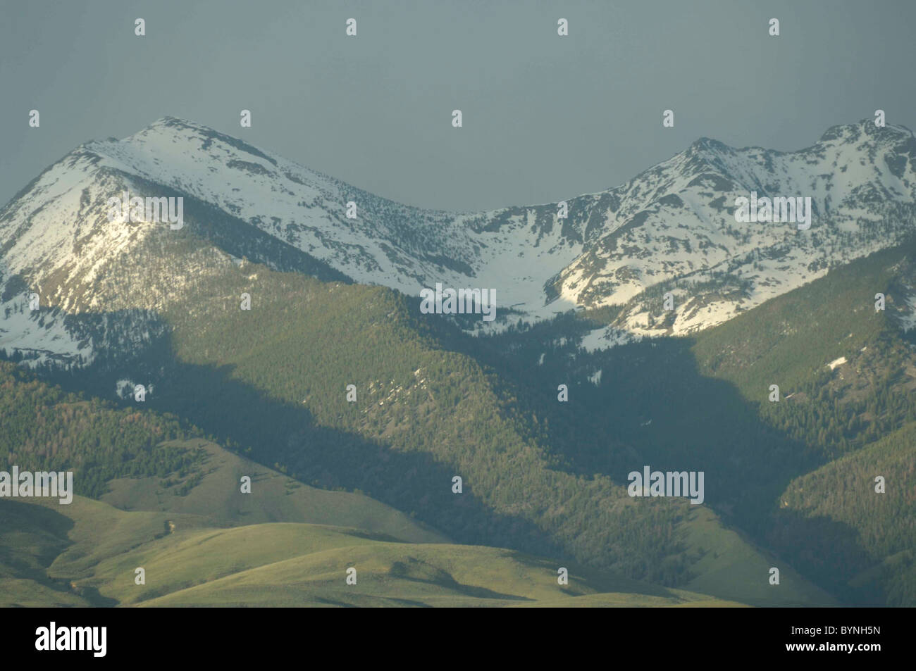 Sunset, Bitterroot Mountains, Salmon Idaho Stock Photo - Alamy