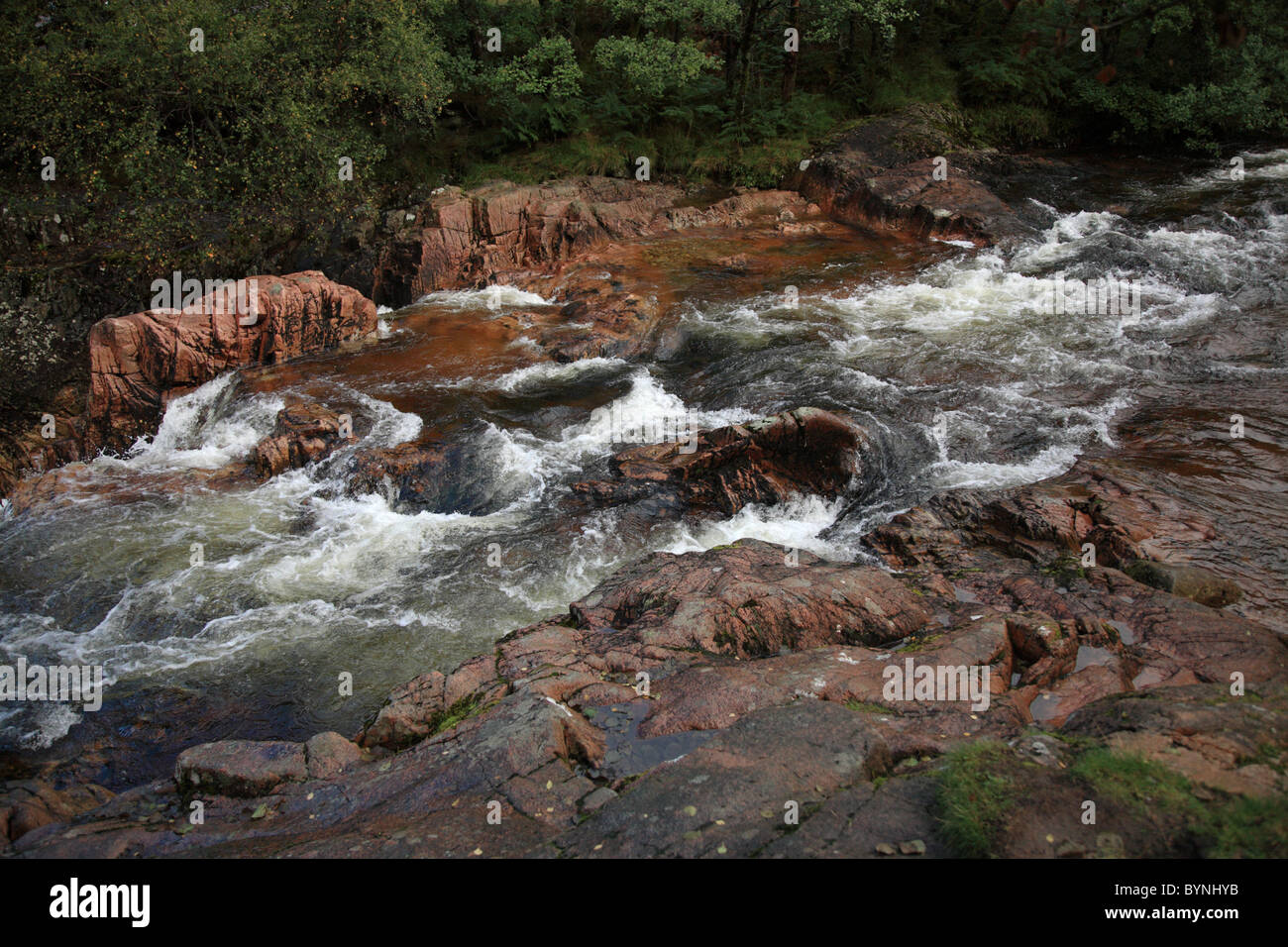 Fast flowing stream over rocks Scotland Stock Photo - Alamy Fast flowing stream over rocks Scotland Stock Photo - Alamy