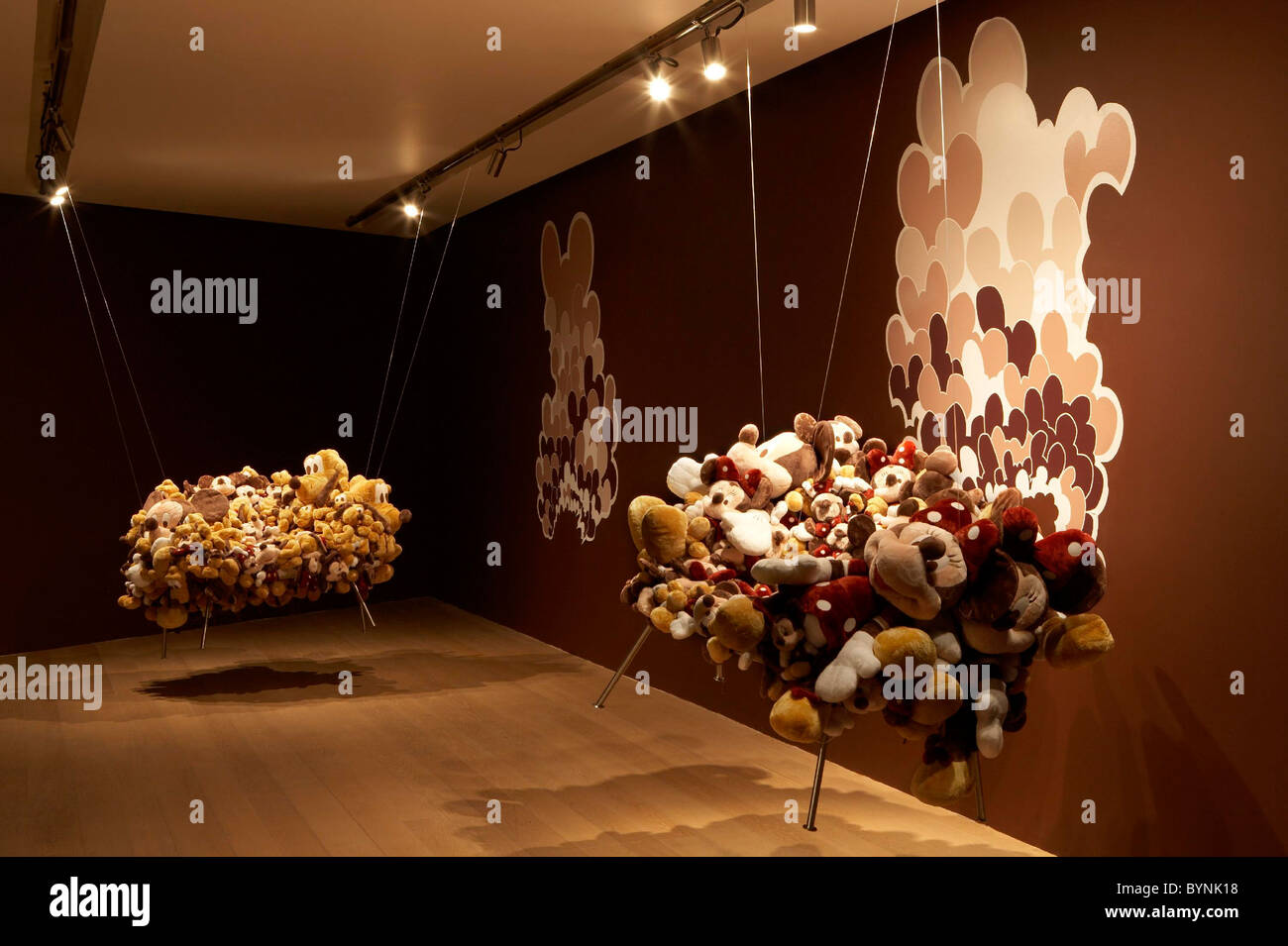 The Plush Toy Chairs These unique chairs were created by attaching a ...