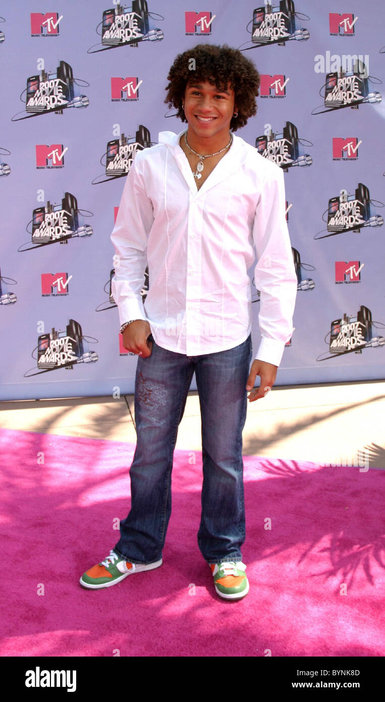 Corbin Bleu '2007 MTV Movie Awards' at the Gibson Amphitheatre at Universal Studios Los Angeles ...