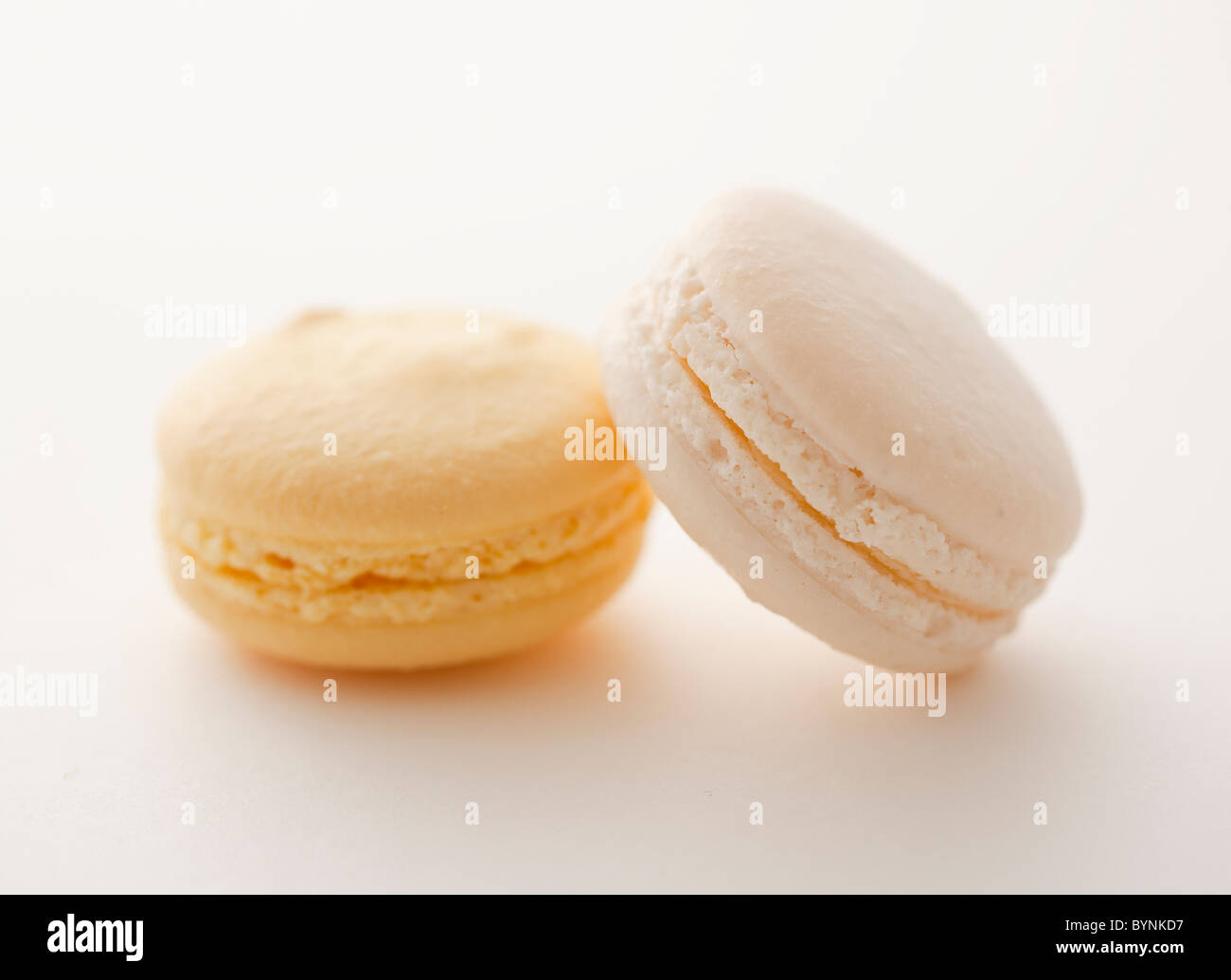 Macaroon Sweet Food Two Objects Stock Photo - Alamy