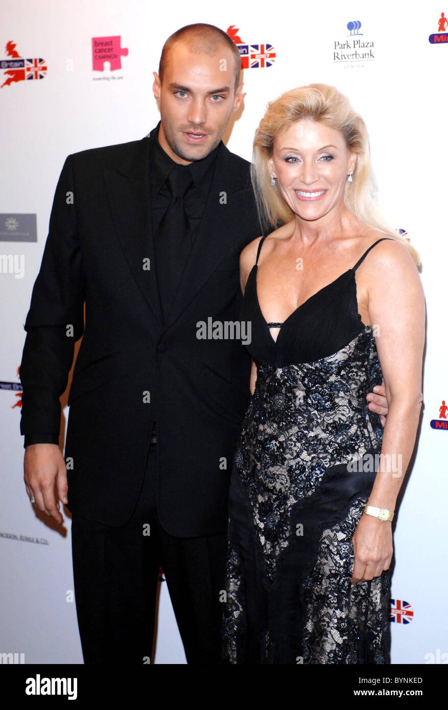 Calum Best and mother, Angie Best Miss Great Britain 2007 at Grosvenor ...
