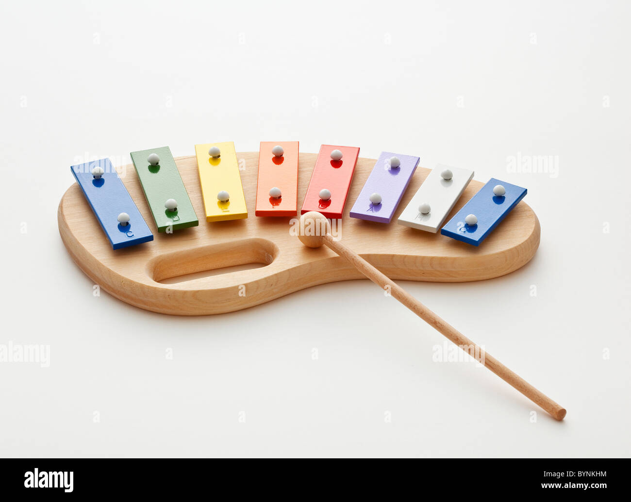 Xylophone Stick Musical Instrument Two Objects Stock Photo - Alamy